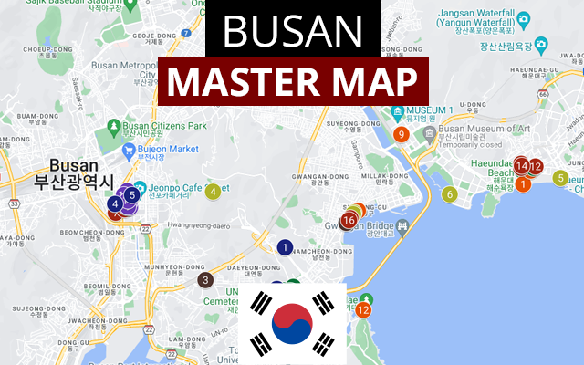 Busan Master Map (2025) by Reformatt – Reformatt Maps