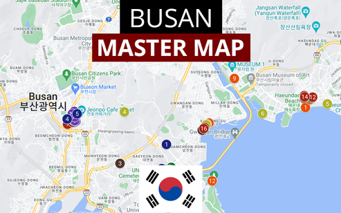 Busan Master Map (2025) by Reformatt – Reformatt Maps