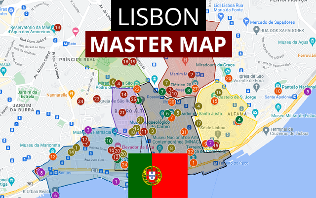 Lisbon Master Map (2025) by Reformatt – Reformatt Maps