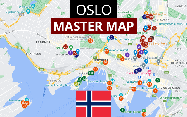 Oslo Master Map (2025) by Reformatt – Reformatt Maps