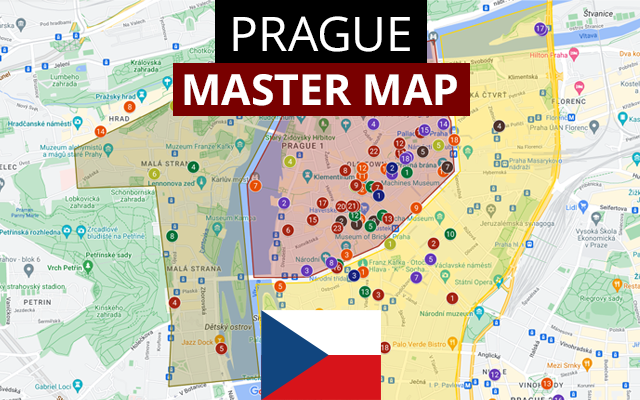 Prague Master Map (2024) by Reformatt – Reformatt Maps
