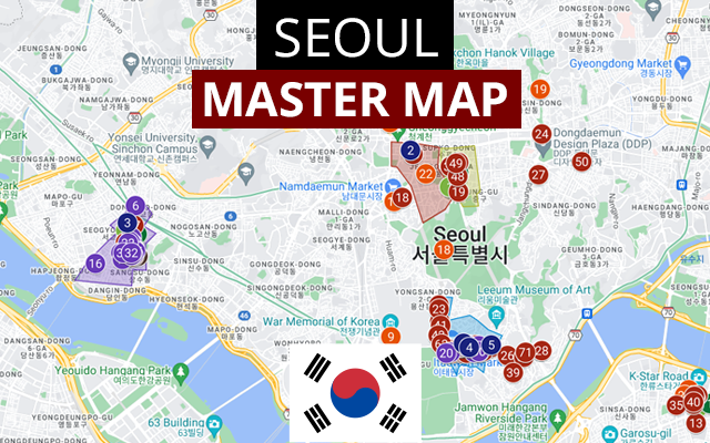 Seoul Master Map (2025) by Reformatt – Reformatt Maps
