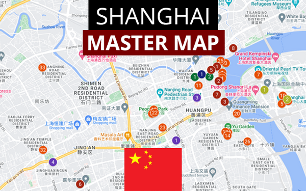 Shanghai Master Map (2025) by Reformatt – Reformatt Maps