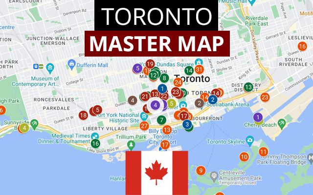 Toronto Master Map (2024) by Reformatt – Reformatt Maps